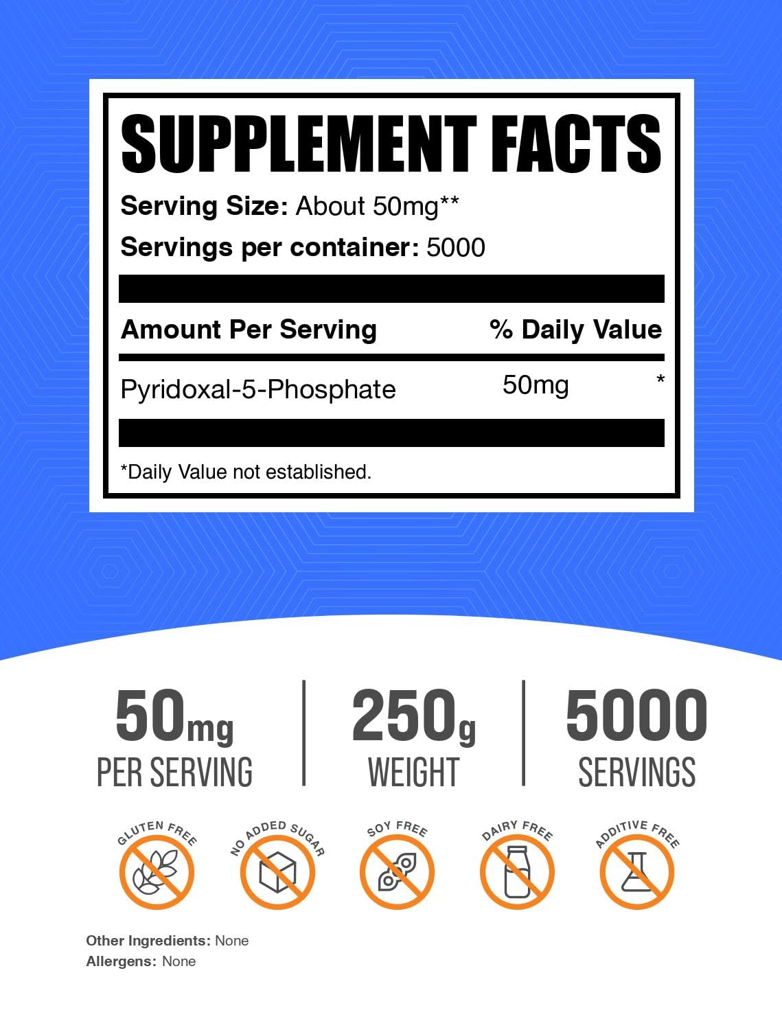 Vitamin B6 supplement for energy