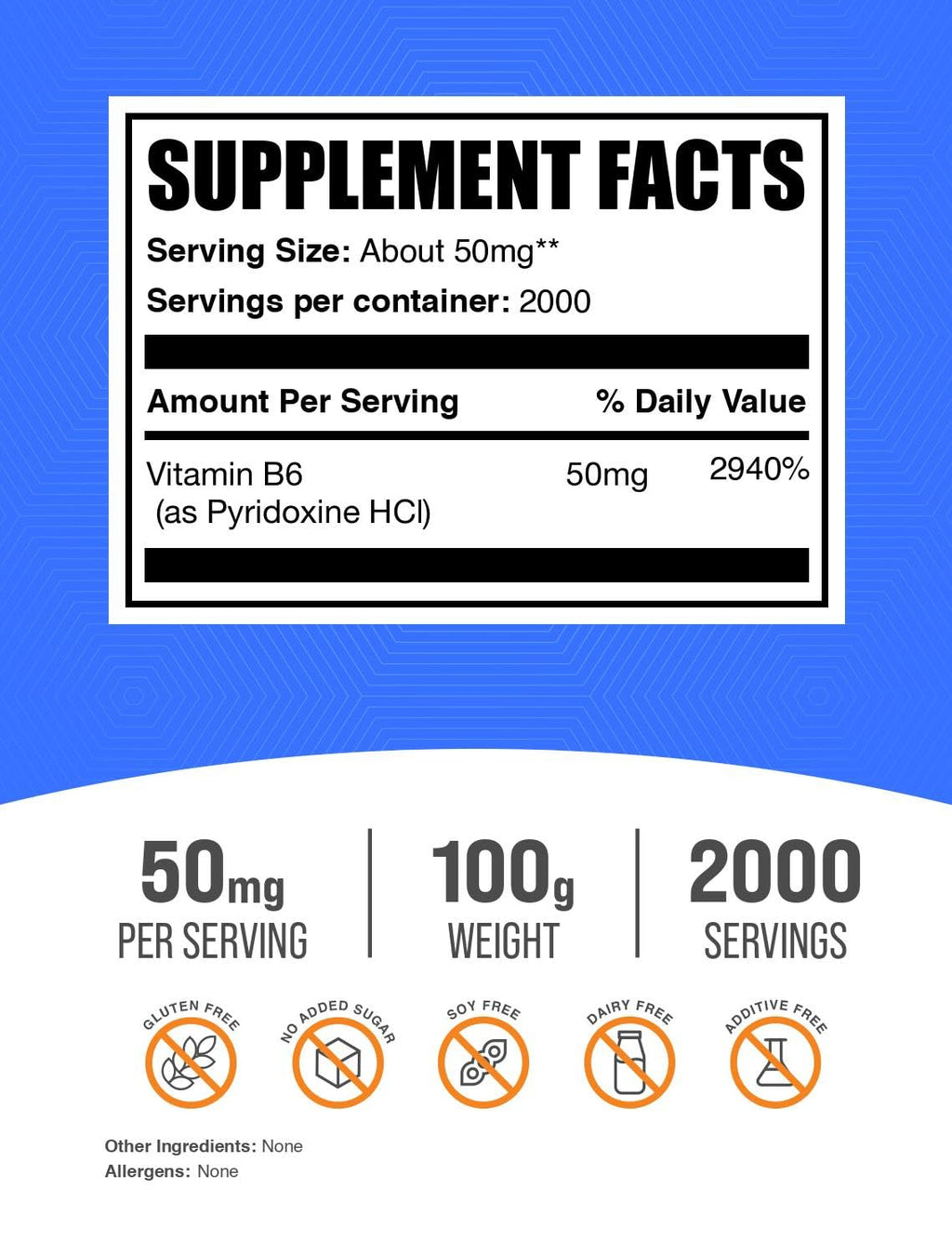 Vitamin B6 supplement for energy
