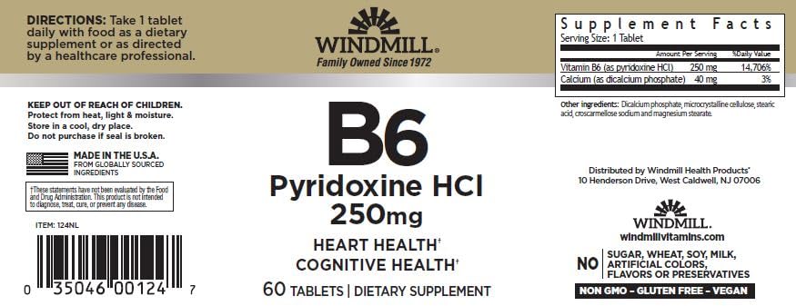 Vitamin B6 supports energy production