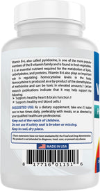 Vitamin B6 tablets for overall health