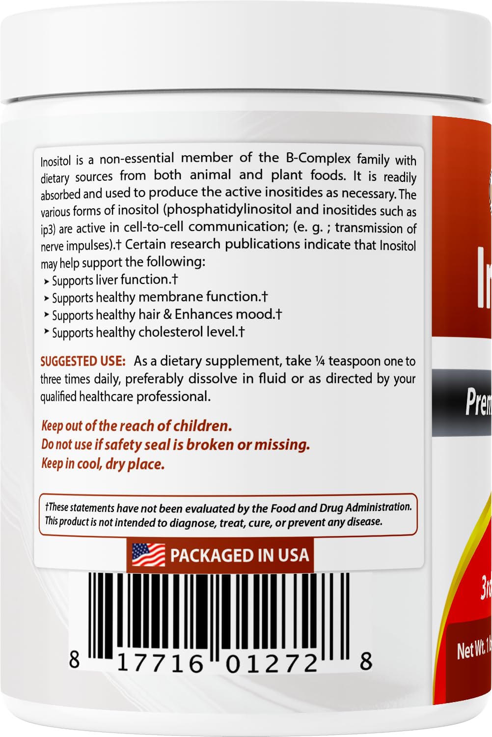 Vitamin B8 for overall wellness