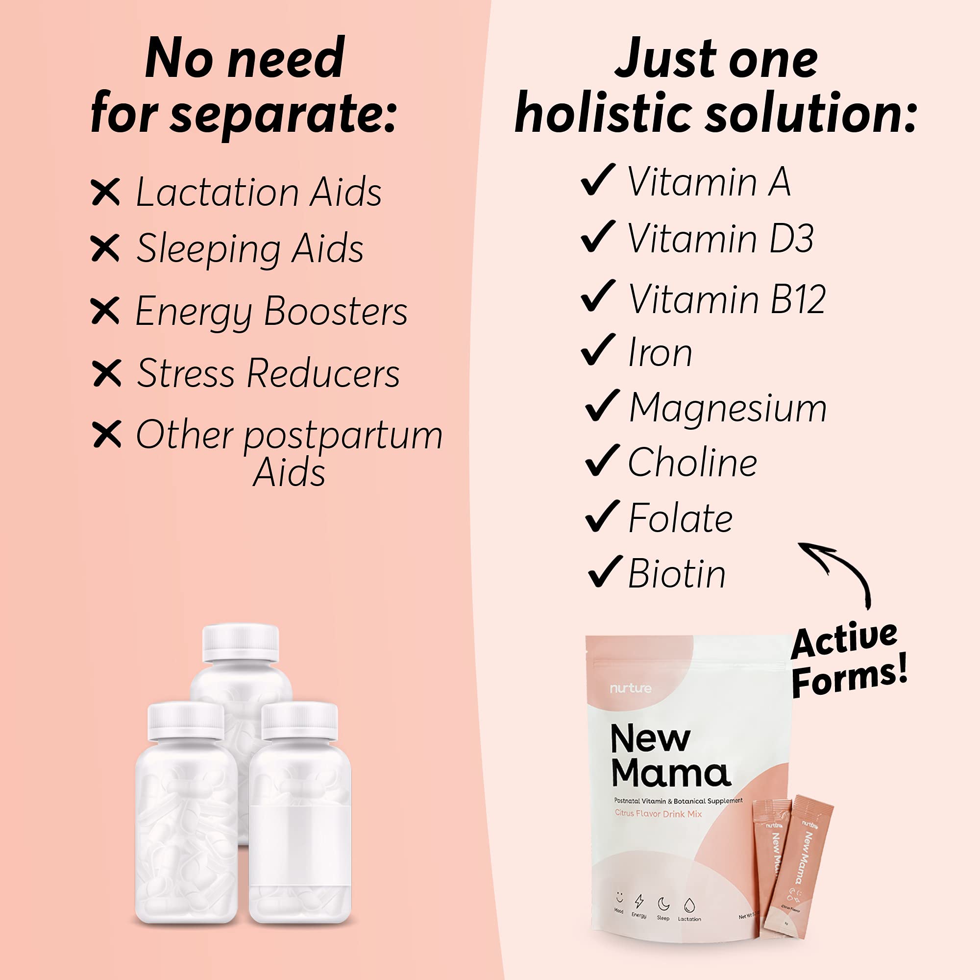 vitamin blend for breastfeeding support