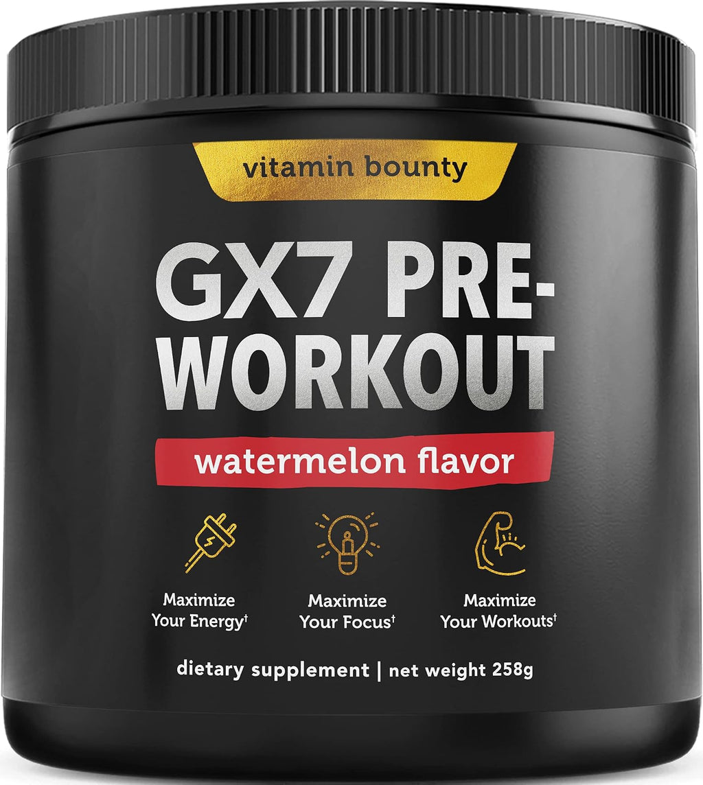 Vitamin Bounty pre-workout watermelon flavour