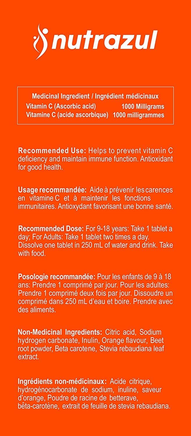 Vitamin C 1000 mg for skin vitality
