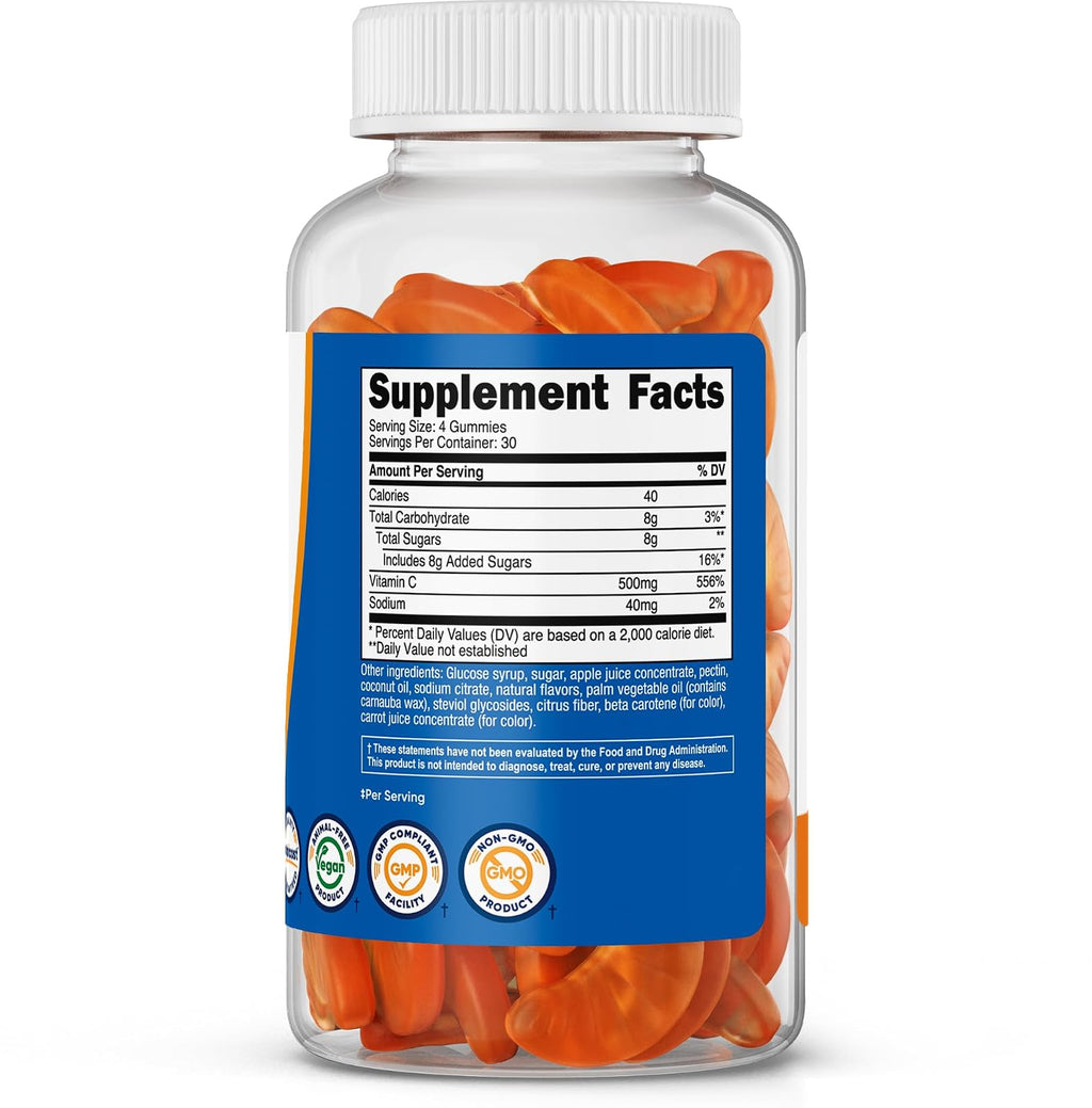 Vitamin C 1000mg equivalent in gummies