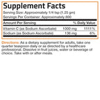 vitamin C 1000mg for antioxidant support