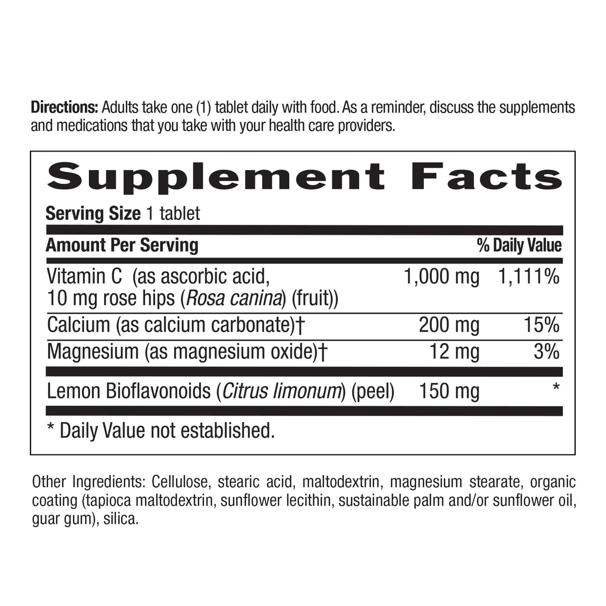 Vitamin C 1000mg for daily wellness