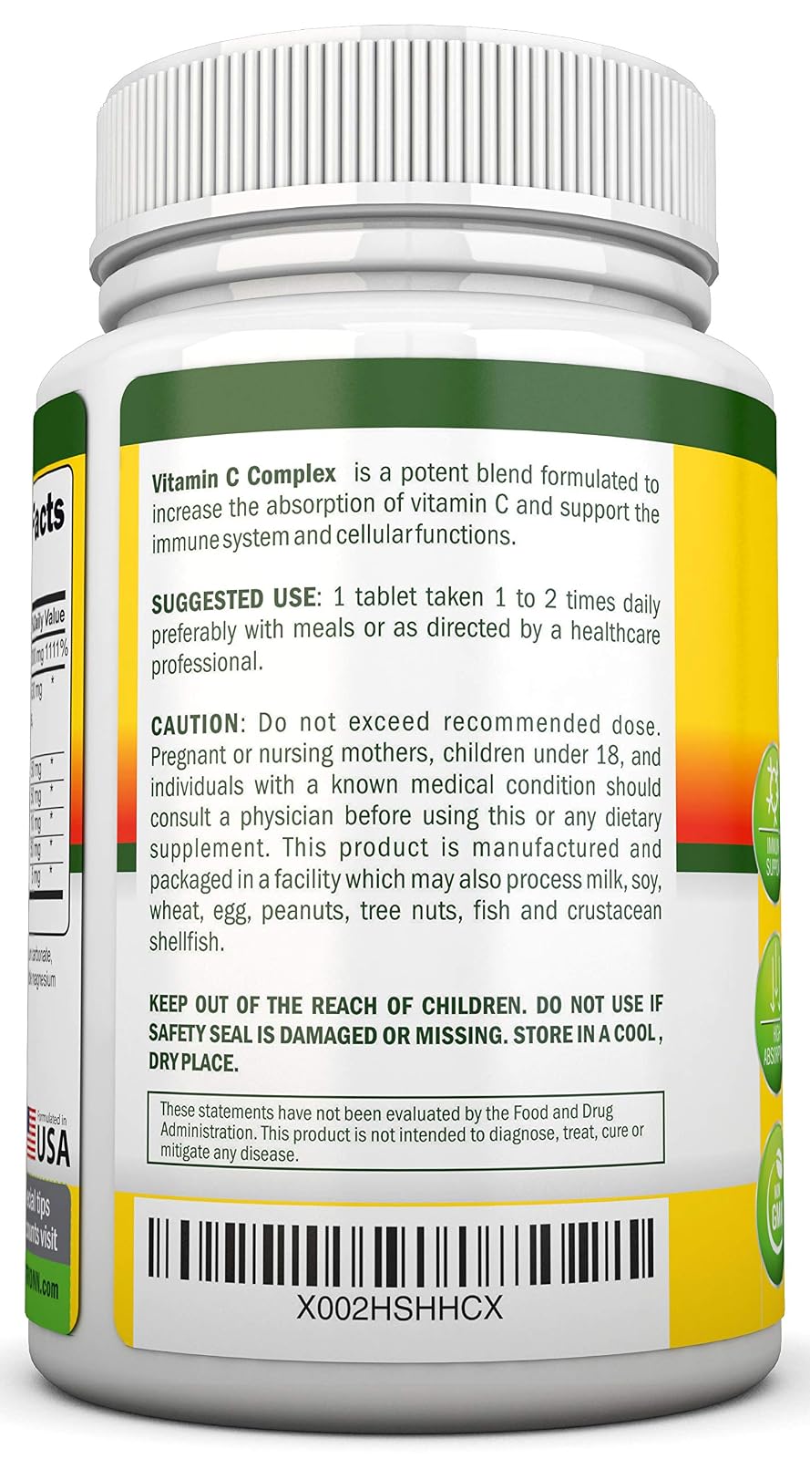 vitamin C 1000mg for immune support