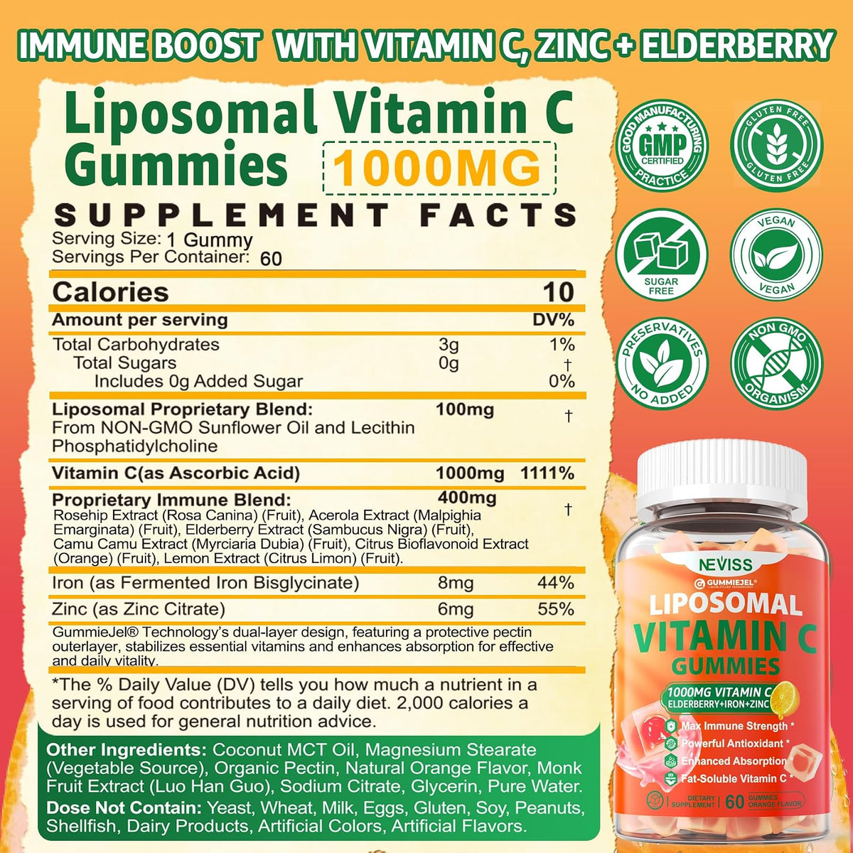 vitamin c 1000mg for skin health