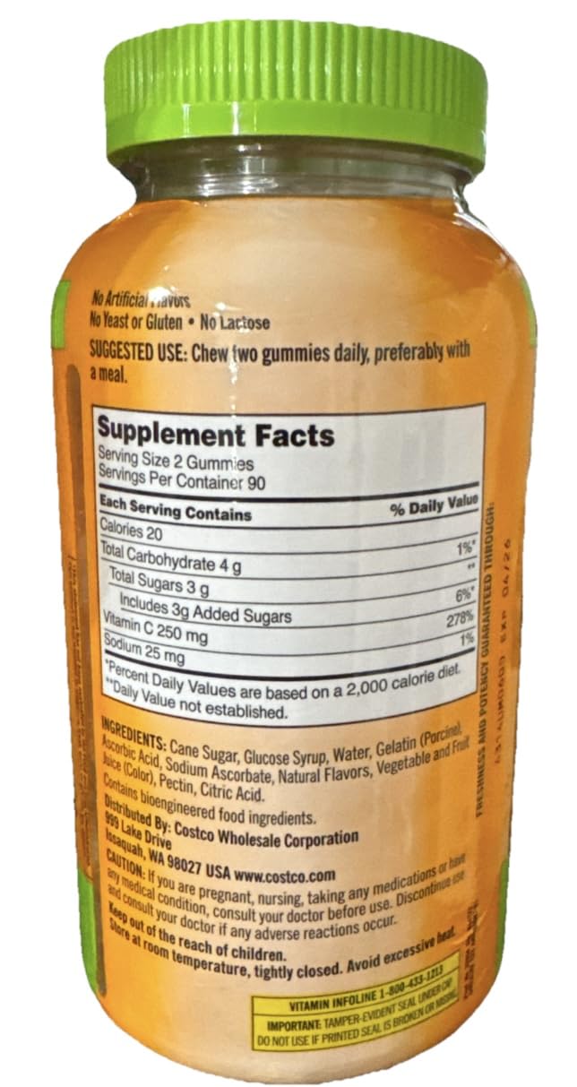Vitamin C 1000mg support with tasty gummies