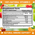 Vitamin C 120 capsules for daily health