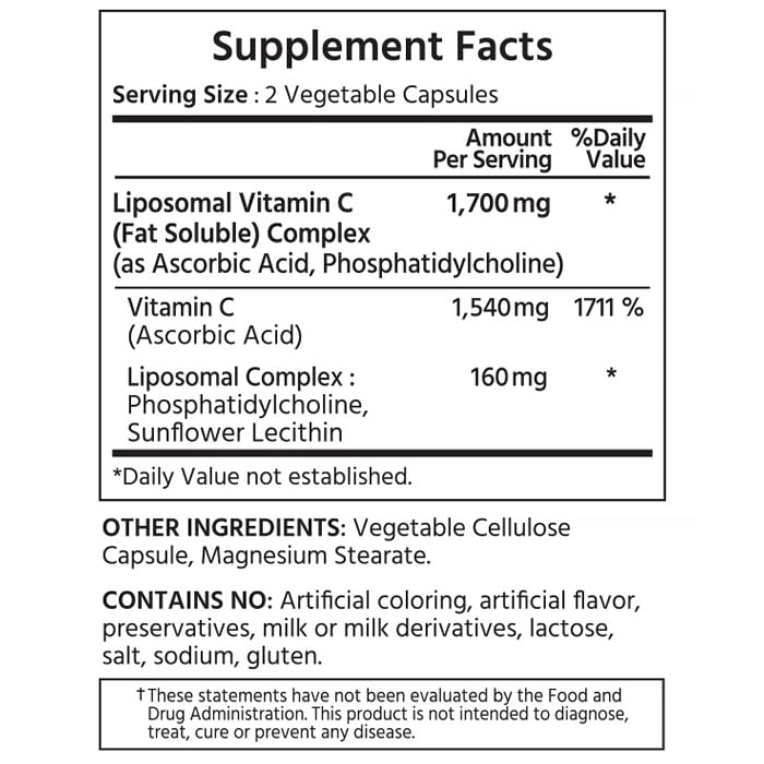 vitamin c 1700 mg capsules