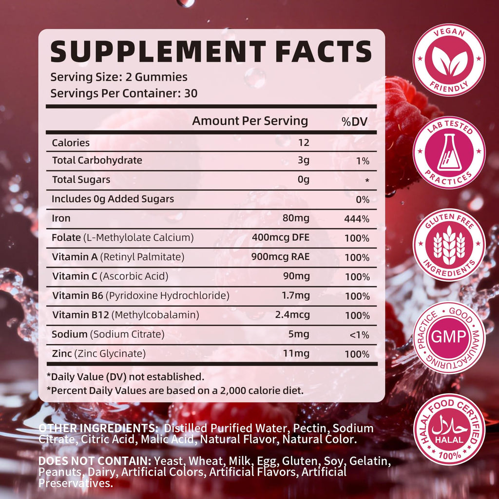 Vitamin C and B-Complex gummies