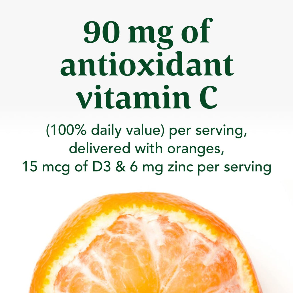 Vitamin C and D supplement for health