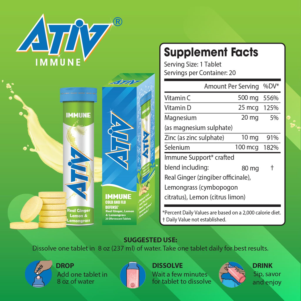 vitamin C and D supplement tablets
