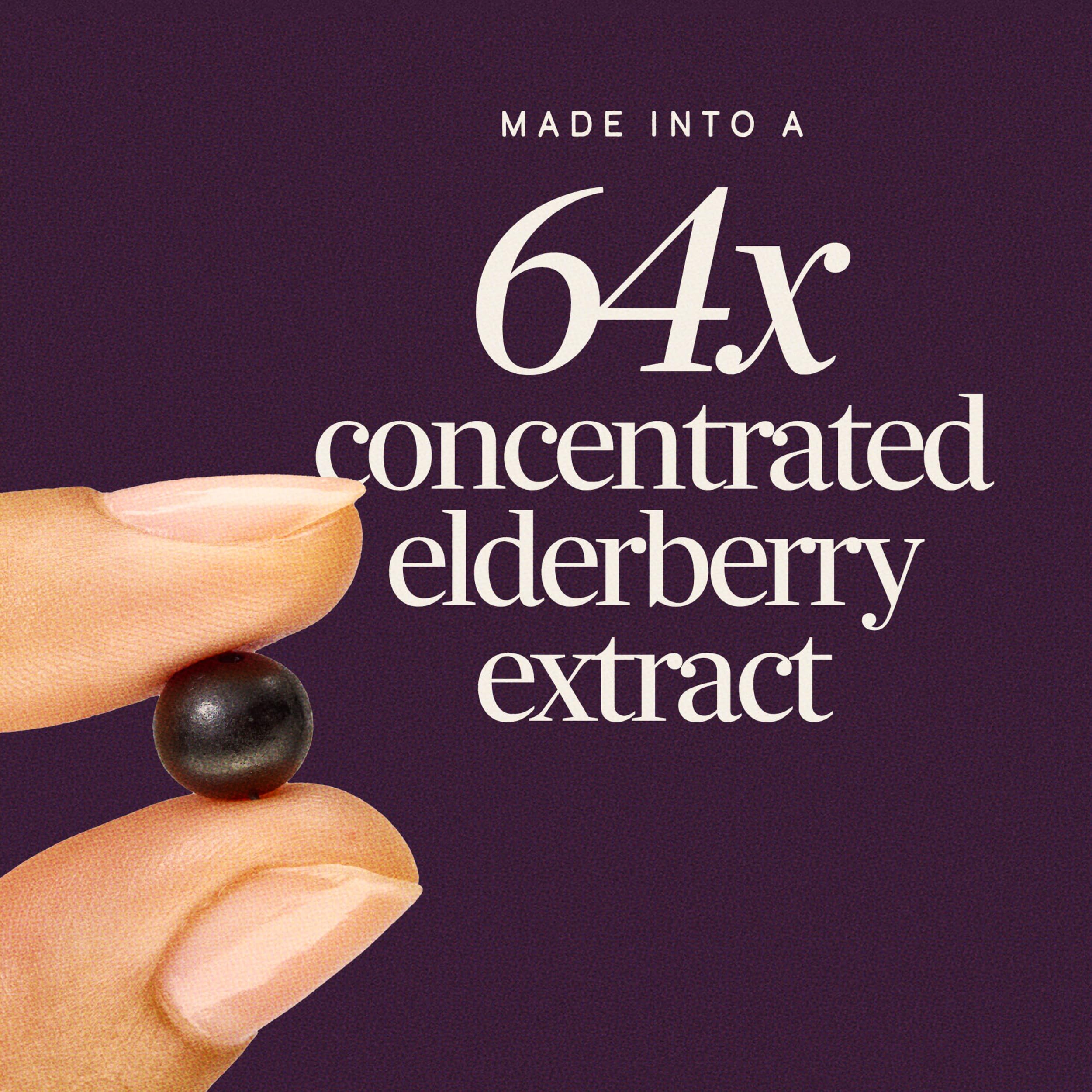 Vitamin C and D3 elderberry gummies