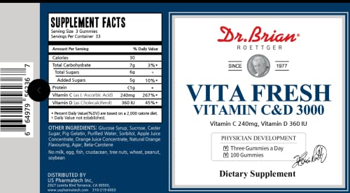 vitamin C and D3 for immunity