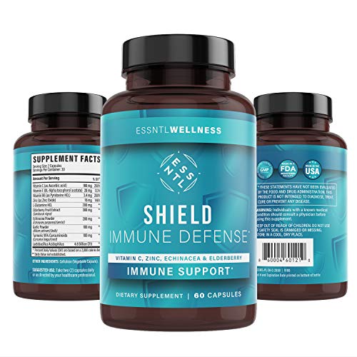 vitamin C and elderberry capsules