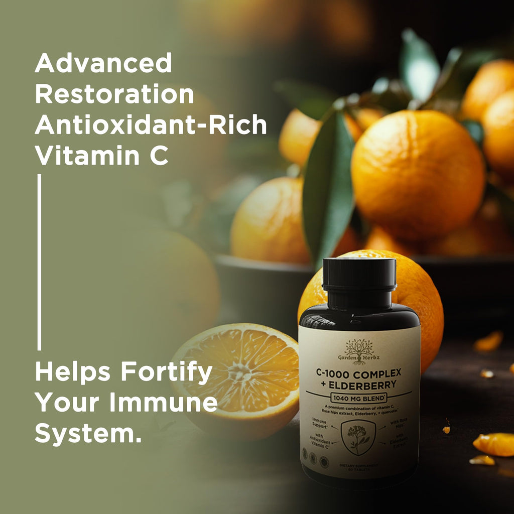 Vitamin C and elderberry complex