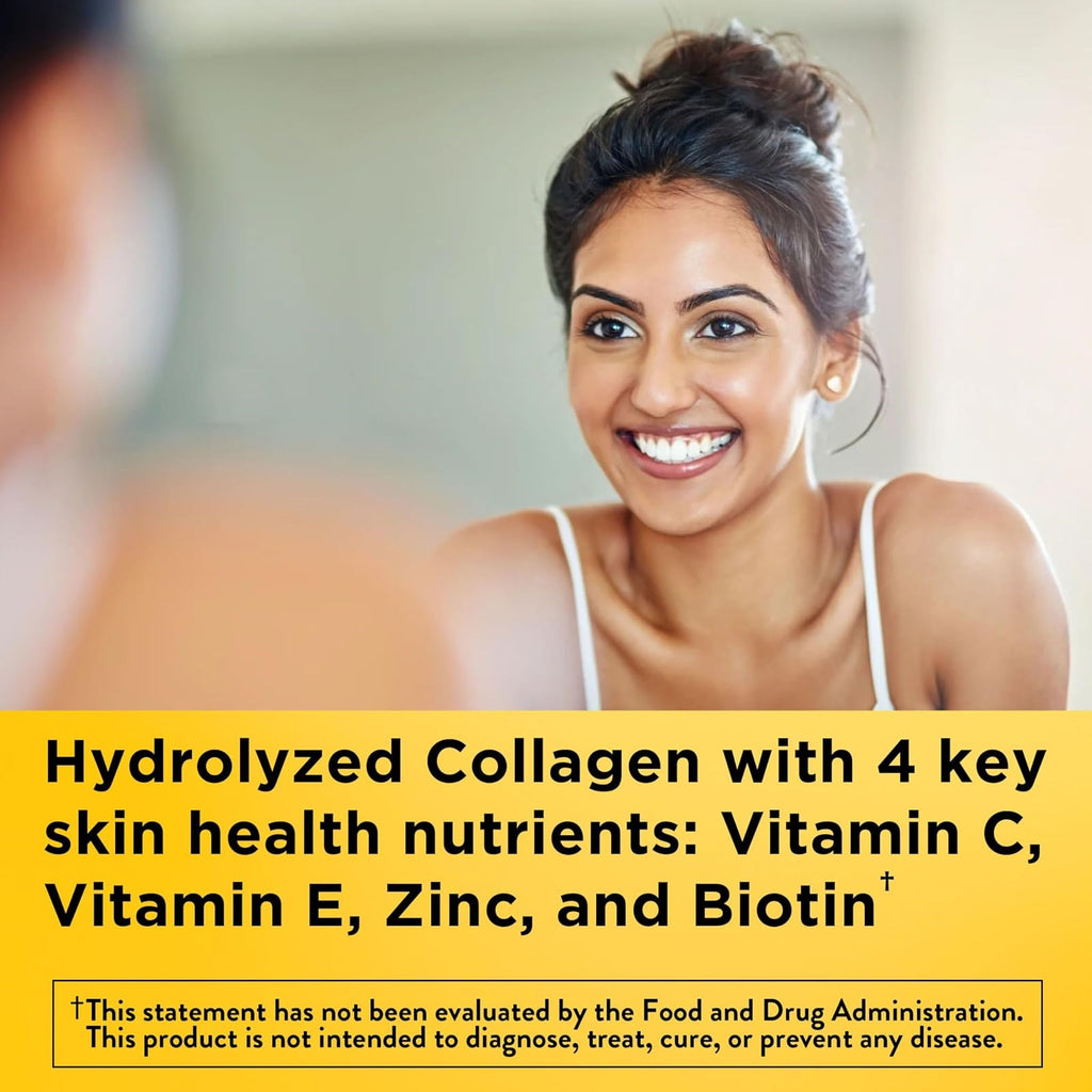 Vitamin C and zinc collagen support