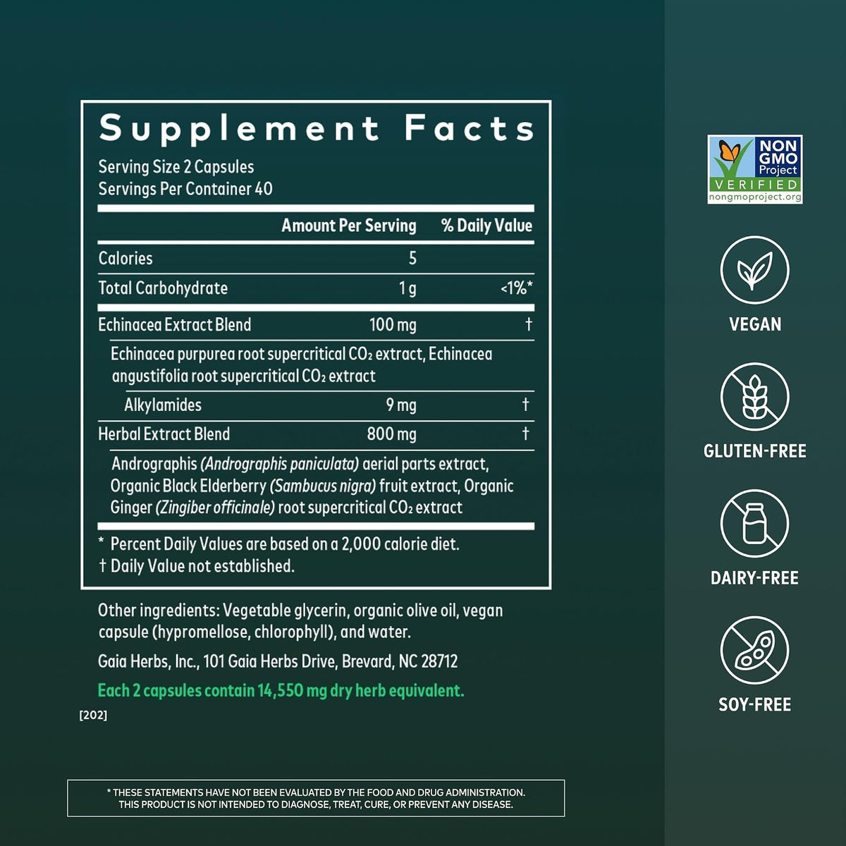 vitamin C and zinc echinacea capsules