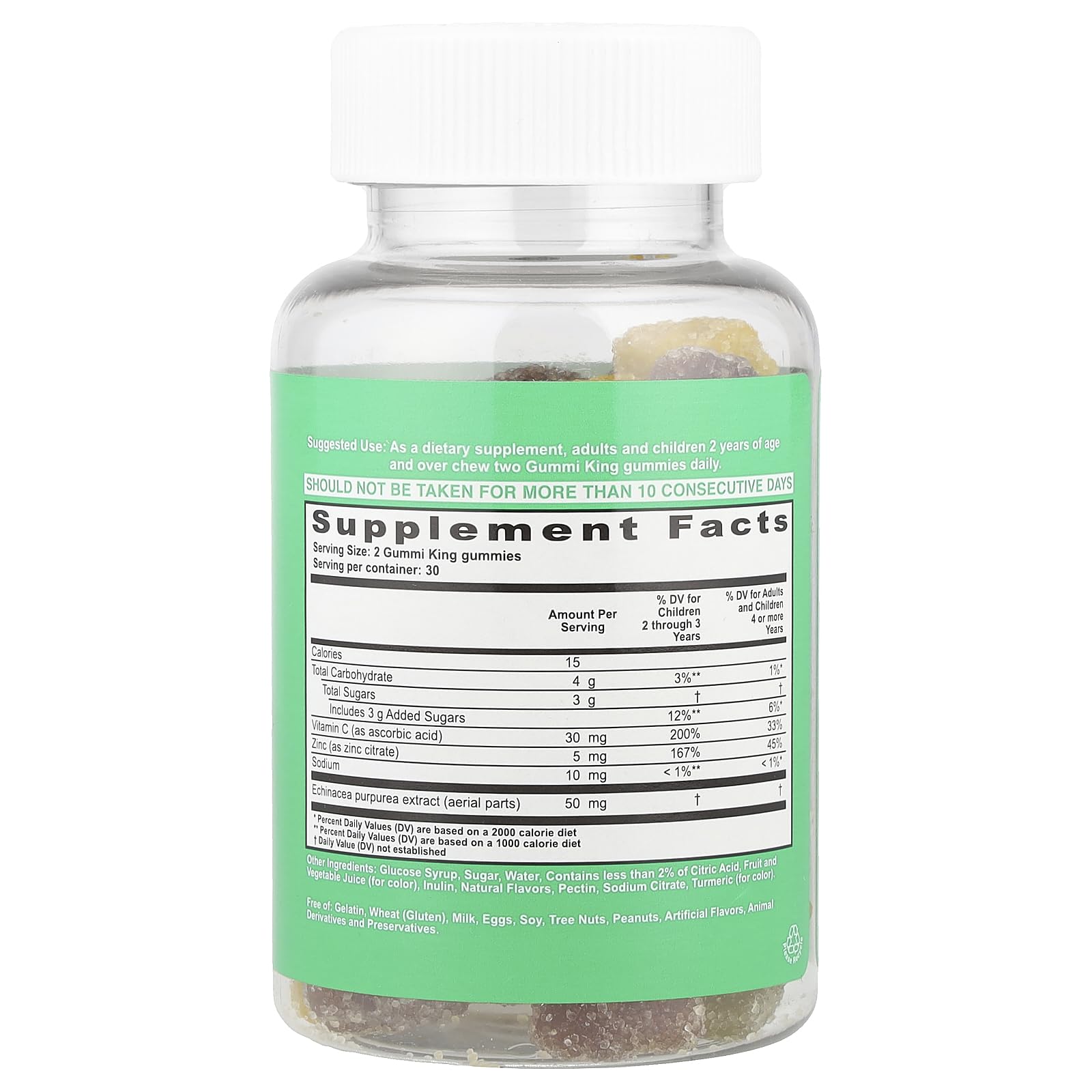 vitamin C and zinc echinacea gummies