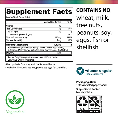 Vitamin C and zinc elderberry blend