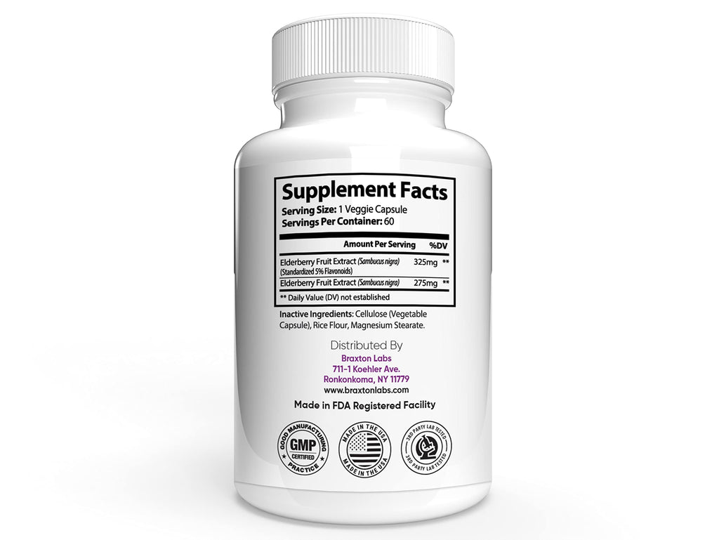 Vitamin C and zinc elderberry gummies