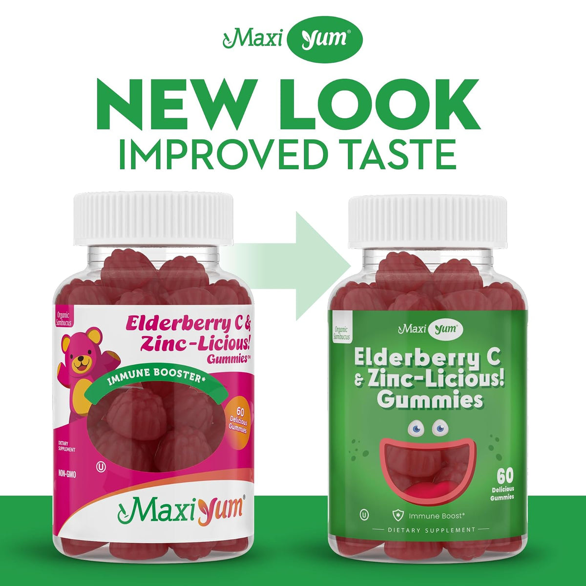 Vitamin C and zinc elderberry gummies