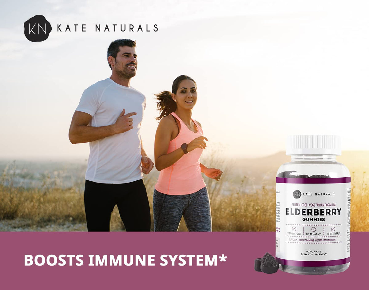 Vitamin C and zinc elderberry gummies