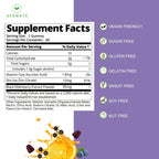 Vitamin C and zinc elderberry gummies