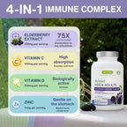 Vitamin C and zinc elderberry gummies