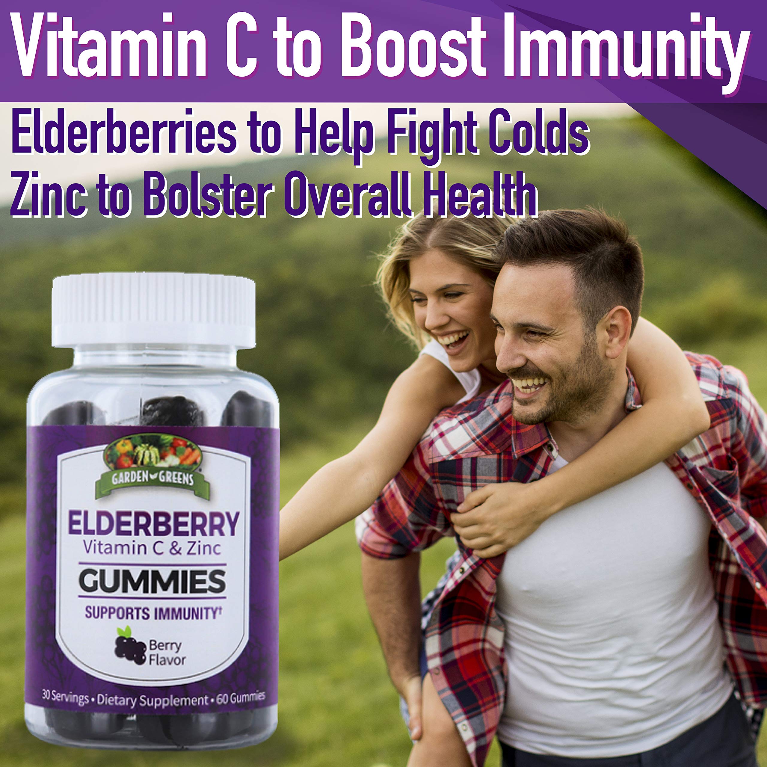 vitamin C and zinc elderberry gummies