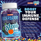 Vitamin C and zinc elderberry gummies
