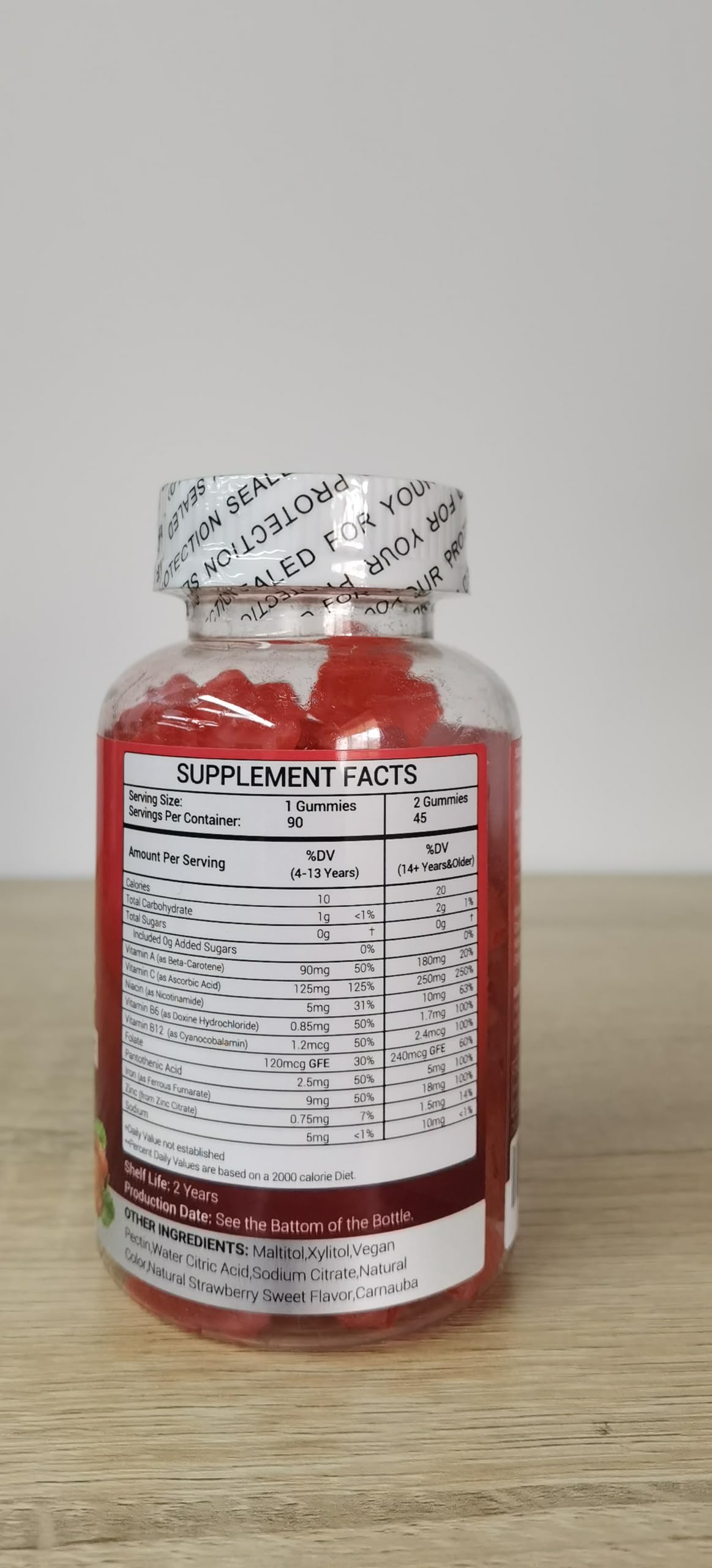 Vitamin C and zinc for immunity