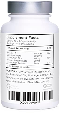 Vitamin C and zinc for immunity