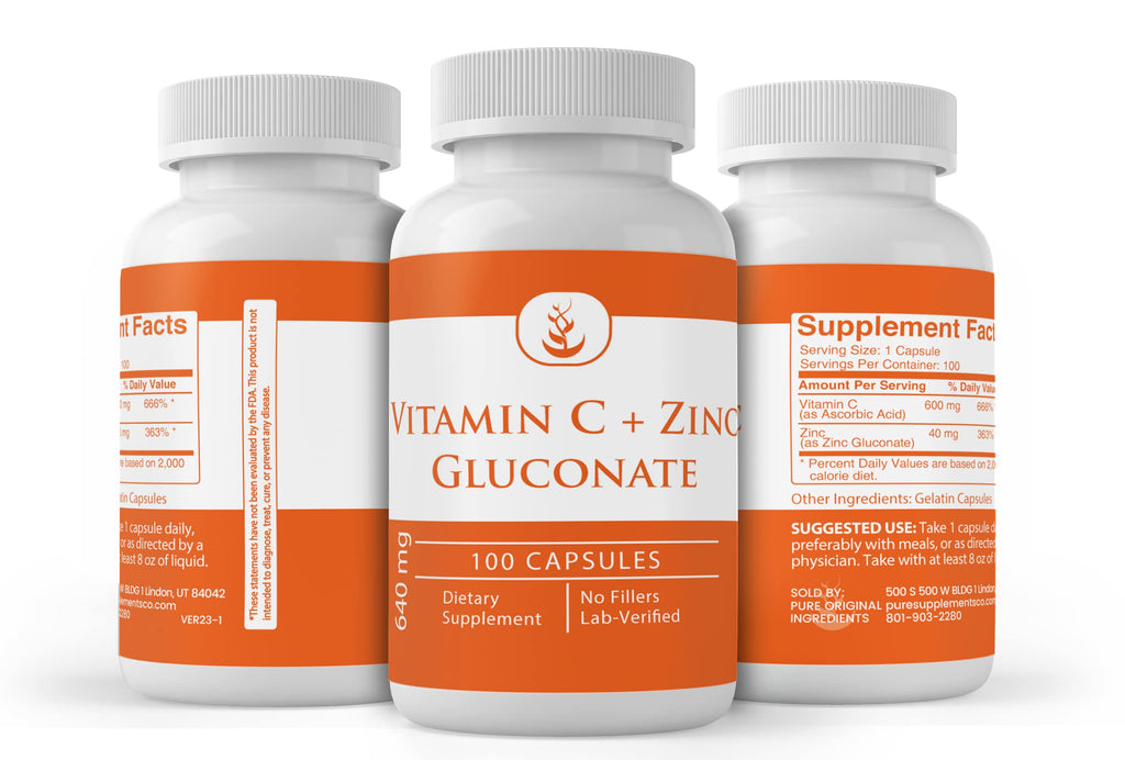 vitamin C and zinc for wellness