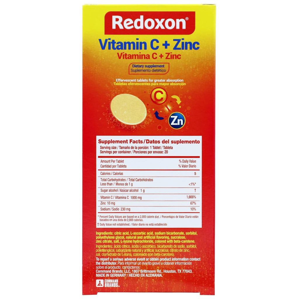 Vitamin C and Zinc health benefits