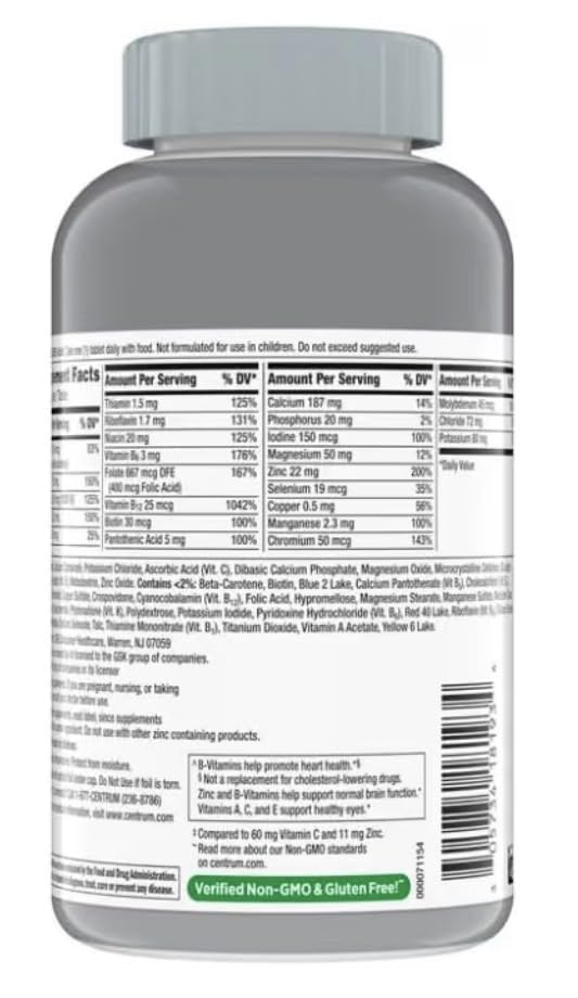 Vitamin C and zinc supplement for adults