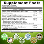 Vitamin C boost with Quercetin capsules
