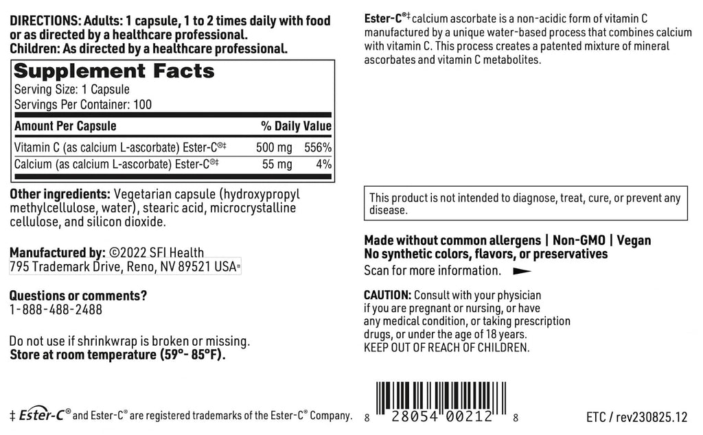 vitamin c capsules for daily health