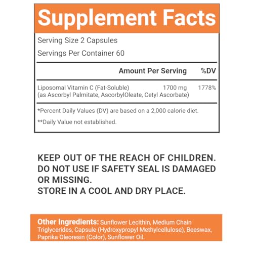 Vitamin C capsules for daily wellness