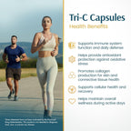 Vitamin C capsules for energy boost