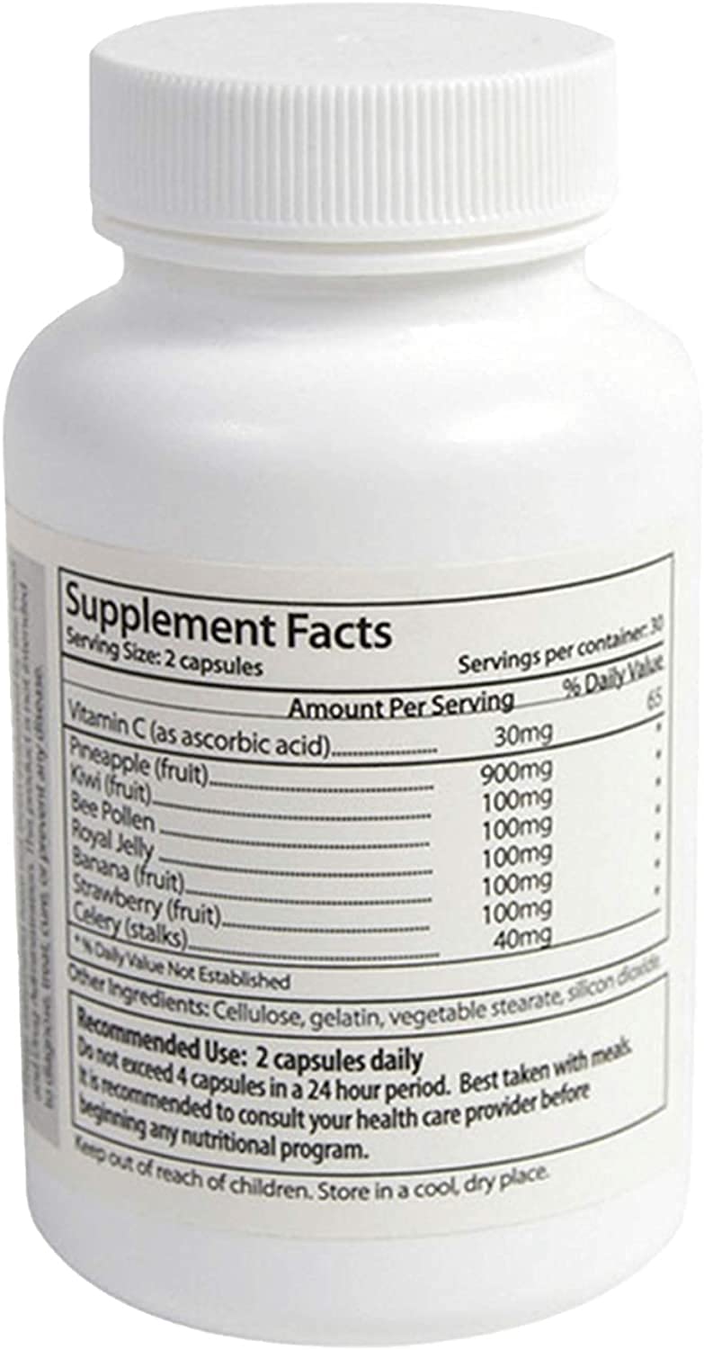 Vitamin C capsules for men's health
