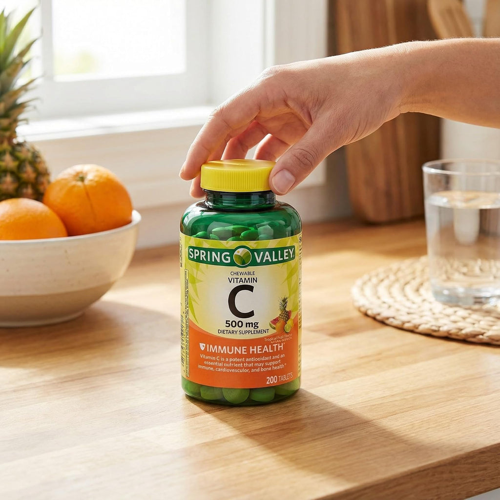 Vitamin C chewables for easy digestion