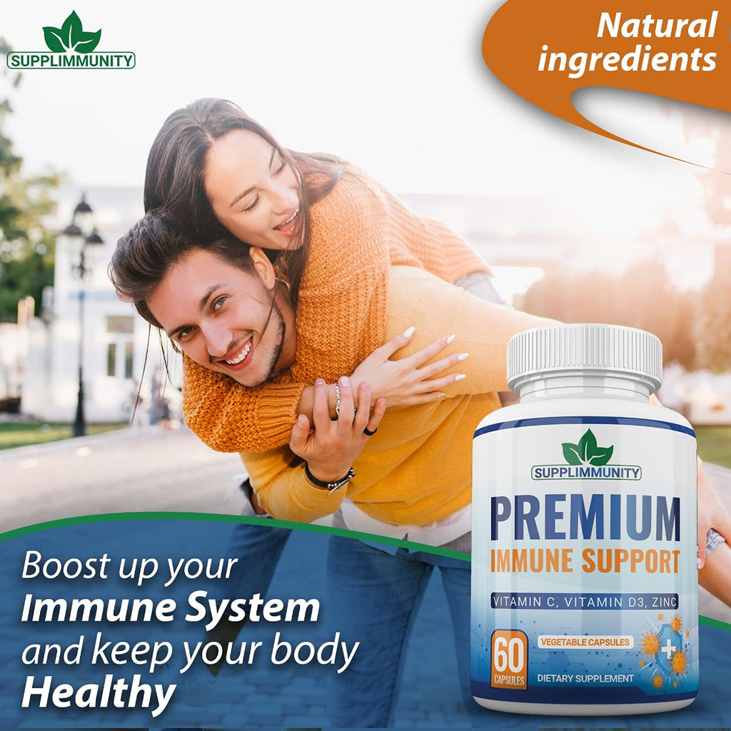 Vitamin C D Zinc supplement benefits