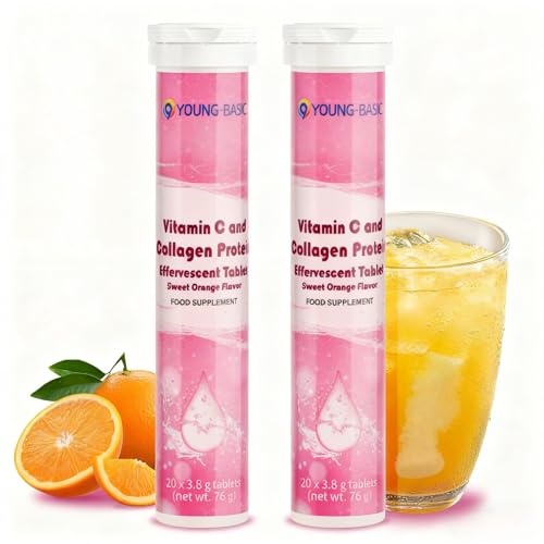 Vitamin C effervescent tablets for skin