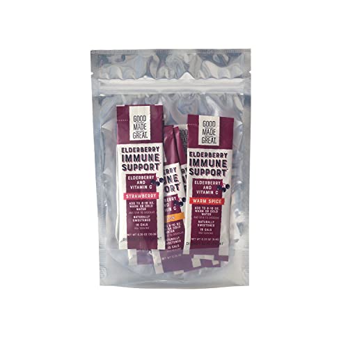 Vitamin C elderberry drink variety