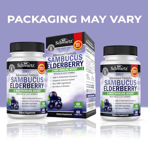 Vitamin C elderberry immune support