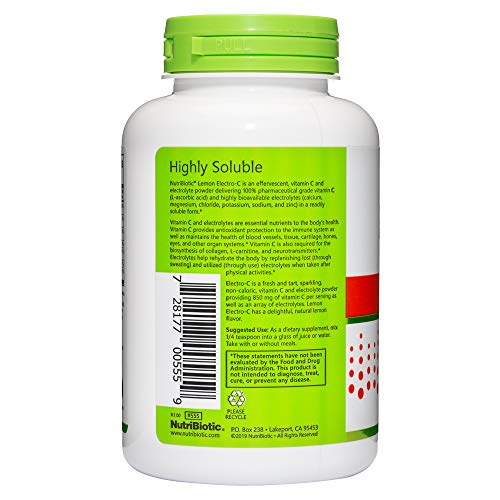 Vitamin C electrolyte powder for hydration